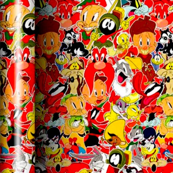 Warner Bros. | Holiday | Looney Tunes Christmas Wrapping Paper | Poshmark